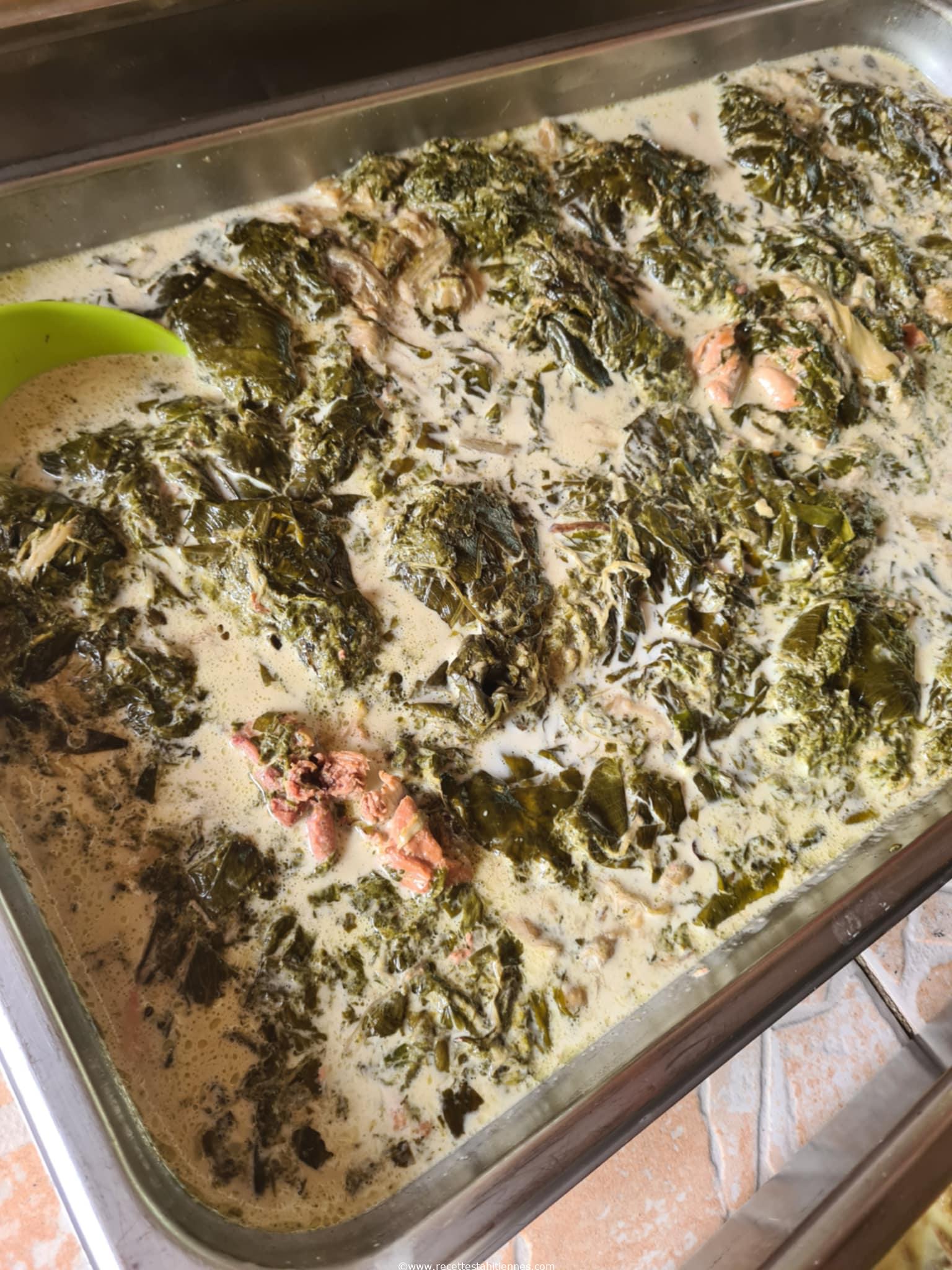 Poulet fafa – Recettes Tahitiennes